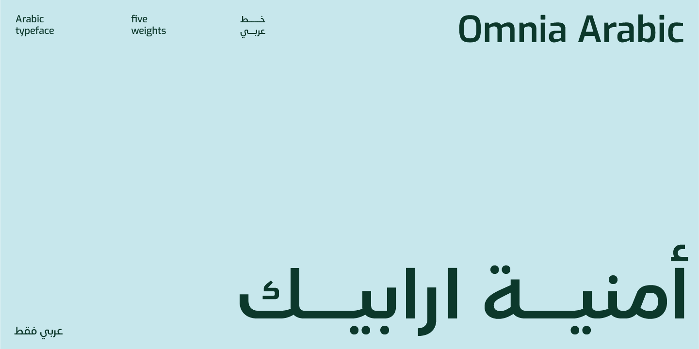 Omnia Serif typeface – خط أمنية سيرف - iwantype