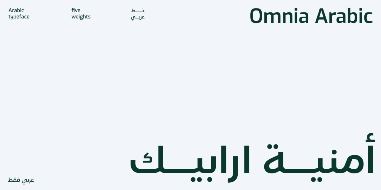 Omnia Serif typeface – خط أمنية سيرف - iwantype