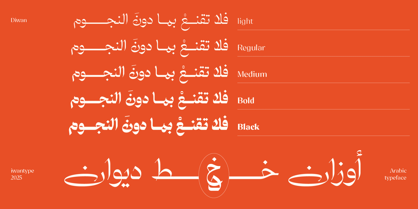 خط ديوان – نسخ – Diwan typeface - iwantype